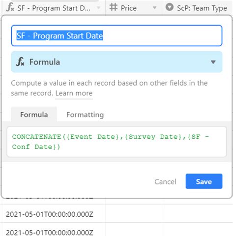 Adjust Datetimeformat For Numerous Dates In One Formula Airtable