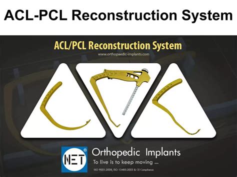 Manufacturer And Suppliers Acl Pcl Reconstruction System Pptx