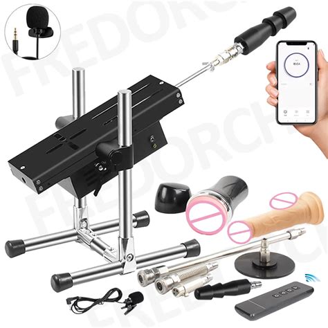 Fredorch Mute Automatic Sex Machine With Dildo Attachments Vibrator Sex Toys For Couples Adult