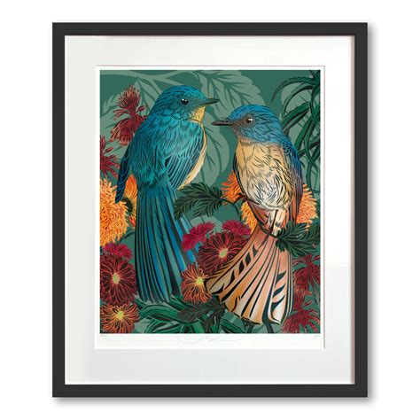 Fantastical Fantails Legacy Print Flox