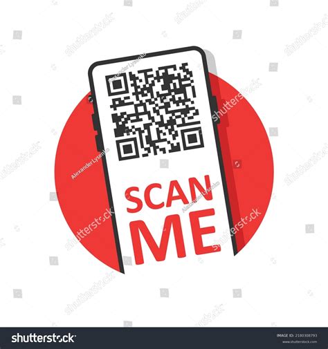 Qr Code Scan Icon Flat Style เวกเตอร์สต็อก ปลอดค่าลิขสิทธิ์