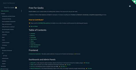 Github Juanpablodiazfreeforgeeks Stop Searching Start Building Free Resources For