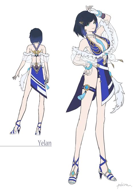 Yelan Genshin Impact Drawn By Pokira Danbooru Yelan Genshin Impact Drawn By Pokira Danbooru