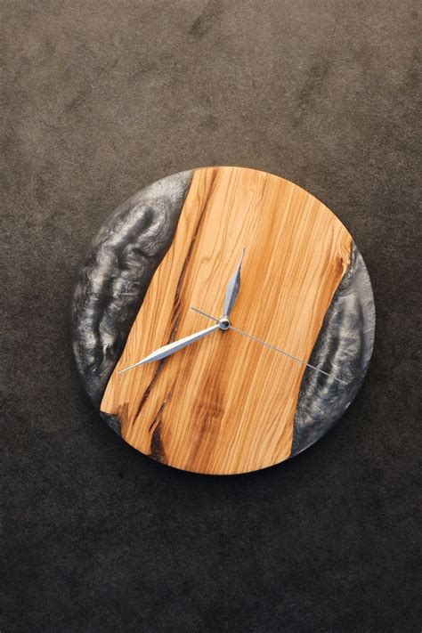 Эпоксидные часы настенные украшение комнаты