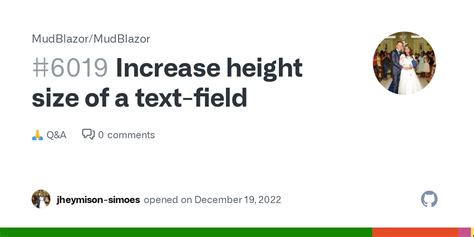 Increase Height Size Of A Text Field · Mudblazor Mudblazor · Discussion