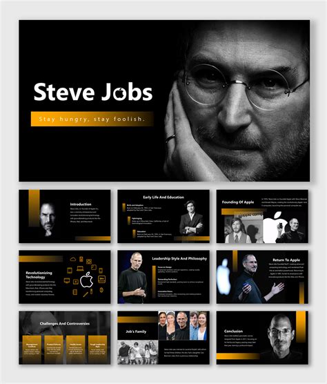 Explore Steve Jobs PPT Presentation And Google Slides Themes