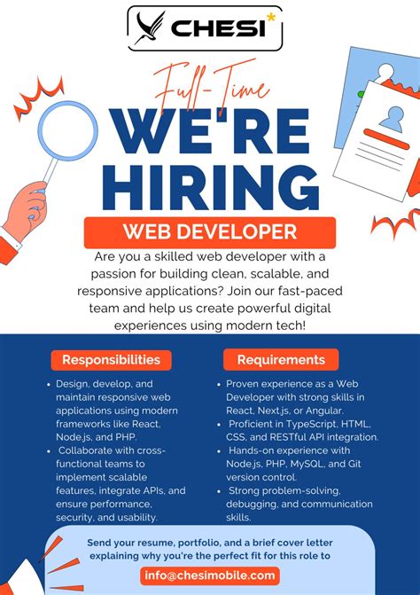 Webdeveloper Nowhiring Techjobs Reactjobs Nextjs Nodejs Chesi