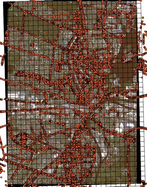 Qgis Export Shapefile To Csv Files By A Grid I Drew In A Image