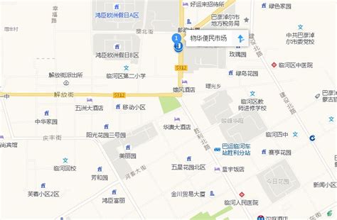 临河街道地图 临河未来规划图 临河区小区分布图 第6页 大山谷图库