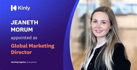 Kinly On Linkedin Kinly Promotes Jeaneth Mørum To Global Marketing Director 74 Comments