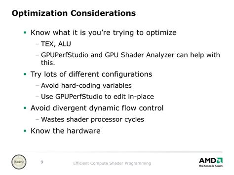Ppt Efficient Compute Shader Programming Powerpoint Presentation
