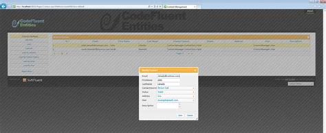 User Interfaces Generated By Codefluent Entities Using Out Of The Box