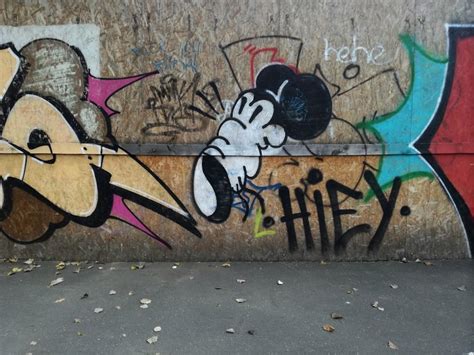 A Very Distinguished Mickey Mouse Graffiti I Spotted In City Part