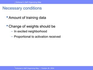 Self Organizing Maps SOMs An Unsupervised Machine Learning Algorithm