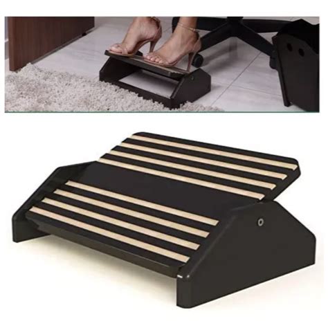 Suporte Ergonômico Para Pés De Madeira Shopee Brasil