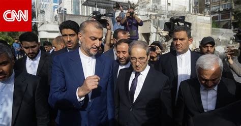 وزير خارجية إيران بـصوت عال من دمشق إسرائيل ستتلقى عقابها Cnn Arabic