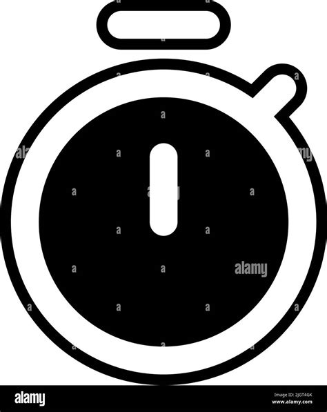 Online Shopping Stopwatch Icon Stock Vector Image And Art Alamy