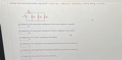 Solved Consider The Circuit Shown Below Assume E Chegg