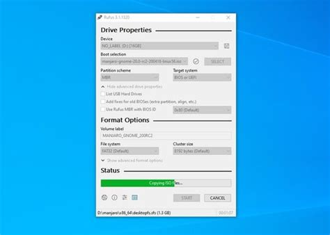 How To Create Live Usb Of Manjaro In Windows Linux