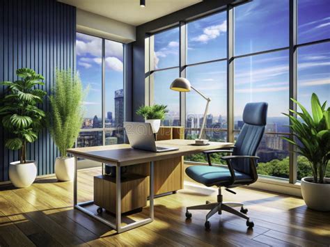 Transform Your Home Office Or Workspace Stylish Desk Setup Ergonomic Chair And Powerful Laptops