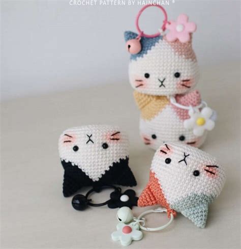 Котик брелочек амигуруми Мой перевод мастер класса Вязальные приключения Дзен