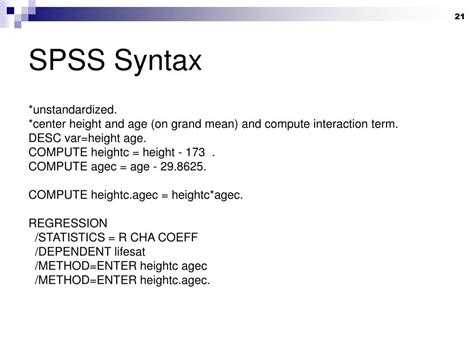 Ppt Workshop Moderated Regression Analysis Powerpoint Presentation