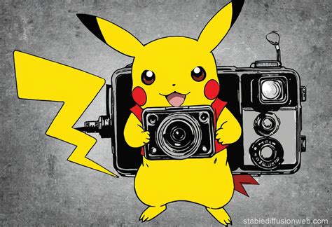 Pikachu And Ash Ketchum Retro Fantasy Stable Diffusion Online