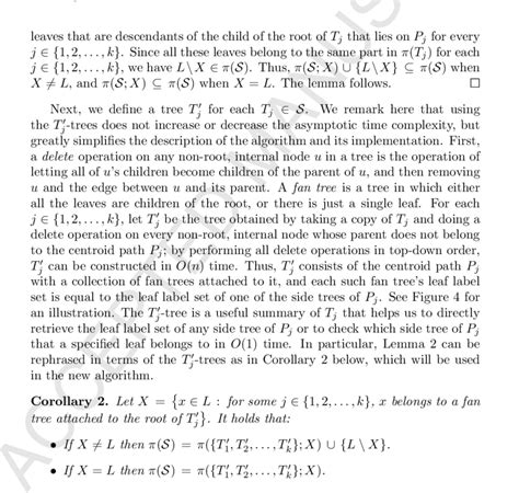 A Tree T J And A Centroid Path In T J Indicated By Dashed Lines Are