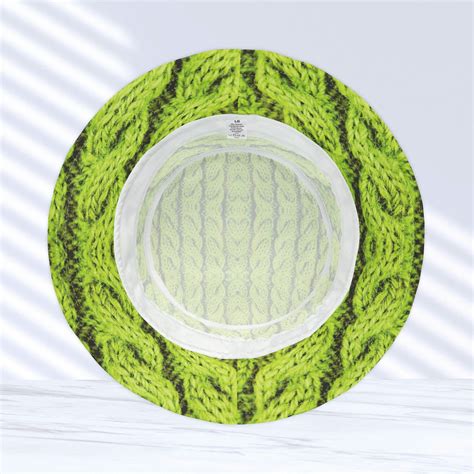 Trompe Loeil Optical Illusion Crochet Summer Hat Pop Of Color