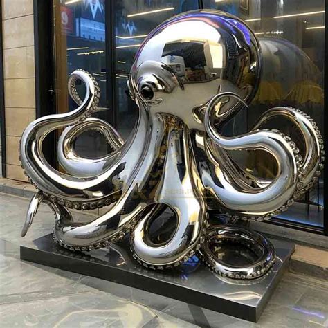 Custom High End Outdoor Metal Octopus Sculpture Dz 652
