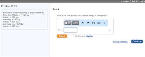 Solved Consider A System Consisting Of Three Masses On Th