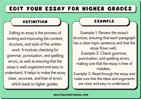 7 Ways To Edit Your Essay For 13 Higher Grades 2026