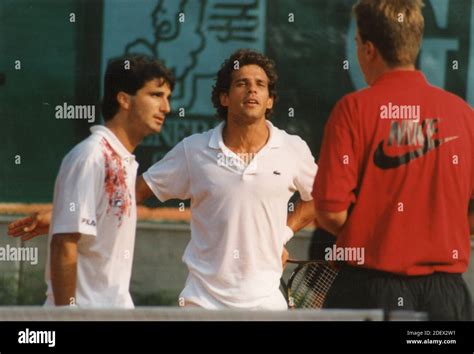 Uruguayan Tennis Players Diego Perez And Marcelo Filippini 1994 Stock