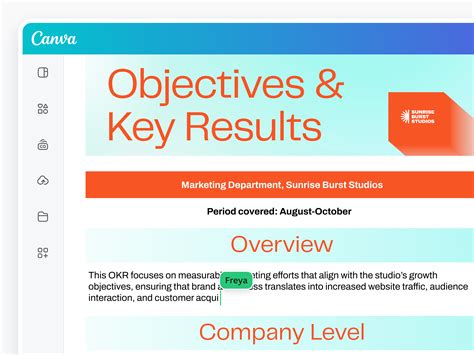 What Is An OKR Examples And Tips Canva
