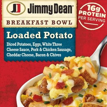 Jimmy Dean Eggs Potatoes Bacon And Cheddar Cheese Breakfast Bowl 7 Oz