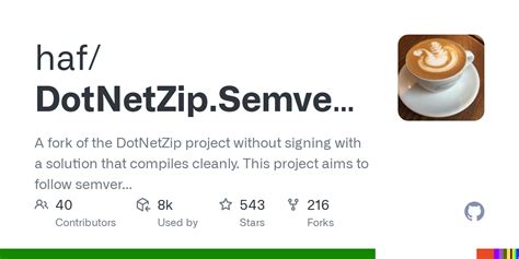 Github Hafdotnetzipsemverd A Fork Of The Dotnetzip Project Without Signing With A Solution