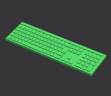 Tiny Keyboard By Iti Tech Download Free Stl Model