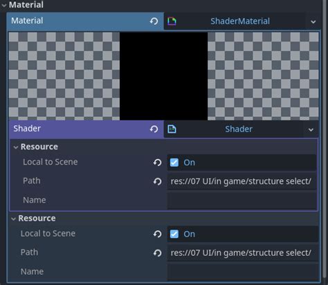 Applying Shader Materials To Multiple Ui Elements Help Godot Forum