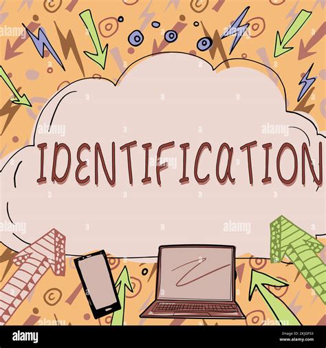 Conceptual Display Identification Business Showcase An Action Or