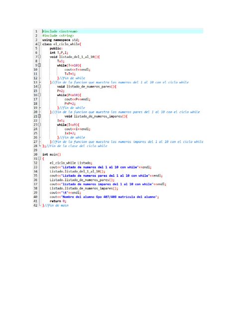 Uso De While Y For Pdf