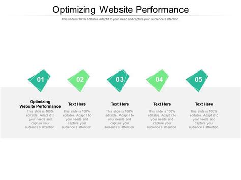 Optimizing Website Performance Ppt Powerpoint Presentation Infographics Pictures Cpb