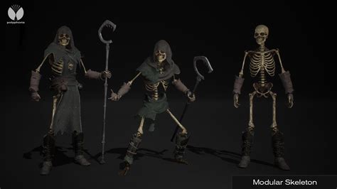 Modular Skeleton Unreal Engine Asset