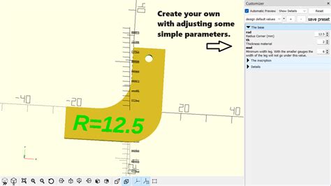 Radius Gauges In Mm A Full Set Ready To Print Or Fully Customizable By