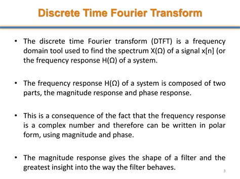 solution digital signal image processing discrete time fourier