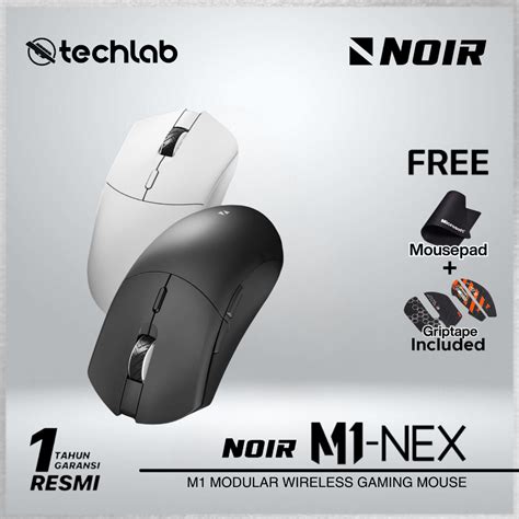 Jual Noir M1 Nex M1 Nex Wireless Lightweight Gaming Mouse Dual Mode