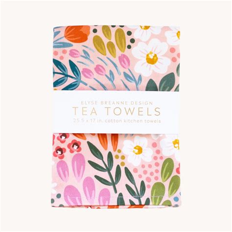 Floral Inspired Goods To Make Your Life A Bit Brighter Tea Towels