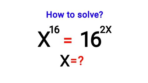 A Nice Exponential Math Problem Olympiad Questions Explored Maths