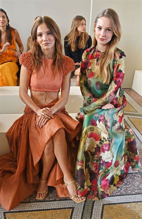 Freya Allan At Zimmermann Womneswear Fallwinter 2324 Show At Paris