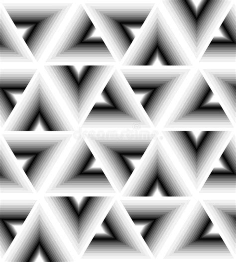 Triangle Abyss Black And Colorful Rectangles Expanding From The Center Stock Vector