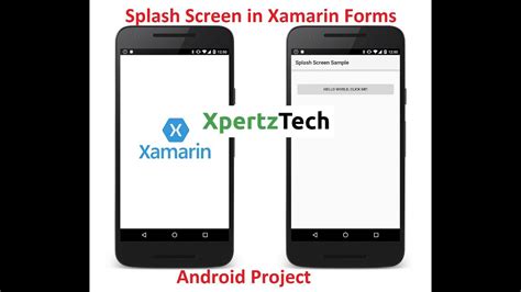 Create Splash Screen In Xamarin Forms Android Youtube